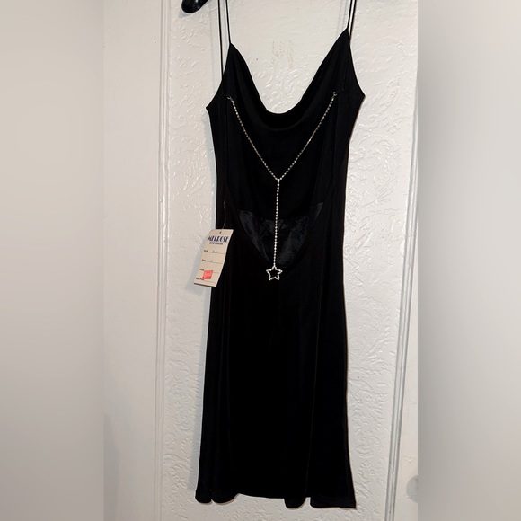 Melrose Boutique | Dresses | New Melrose Boutique Black Draped Front ...